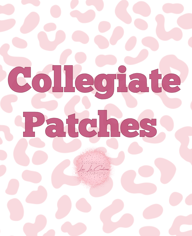 Collegiate Hat Patches – Lexi Lu Creations